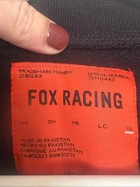 Fox | Sweaters | Fox Bright Orange Label Crewneck Sweatshirt | Poshmark